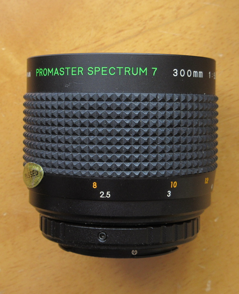 PROMASTER SPECTRUM 7 300mm/F5.6（Tマウント交換式ミラーレンズ）でフルサイズデジタル撮影～(^^)v: カメラと ...